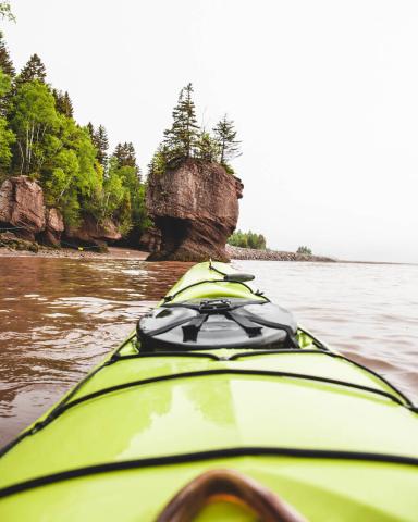 My day at the Hopewell Rocks: high tide and low tide exploring / # ...