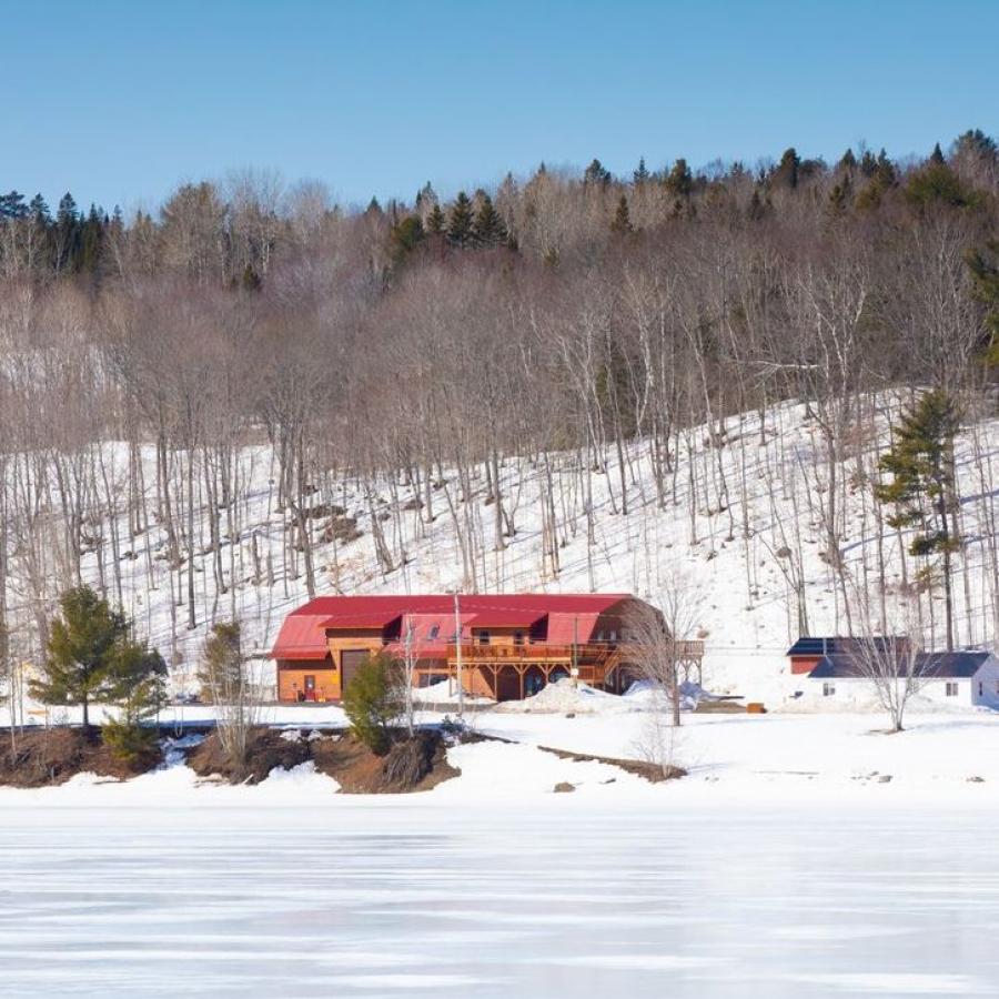 River Valley winter - New Brunswick Canada